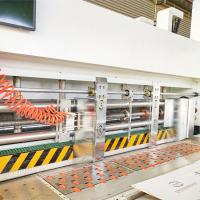 China Carton Box Four Color Carton Flexographic Printing Machine With Die Cutting for sale