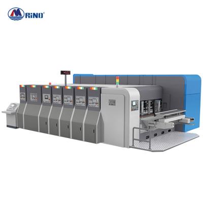 China Movable Corrugated Flexo Printing Machine High Speed Upper Printing Vacuum Suction for sale