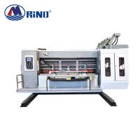 China Corrugated Box Cartonbox 2 Color Flexo Printing Machine With Die Cutter for sale