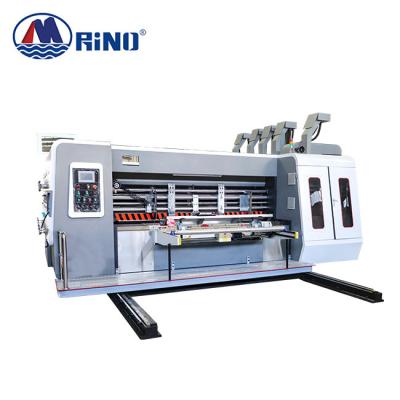 China Corrugated Carton Flexo Printing Machine 2 Color With Die Cutter for sale