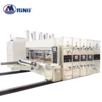 China Wallboard Carton Box 3 Color Flexo Printing Machine With Die Cutting for sale