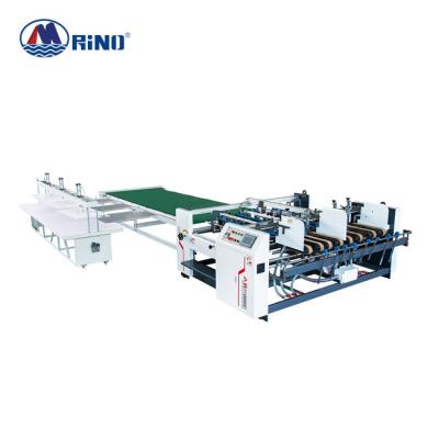 China Two Piece Cardboard Carton Box Folding Gluing Machine 90m/Min for sale
