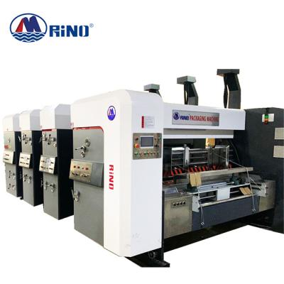 China 1728mm 2 Color Carton Box Corrugated Box Flexo Printer With Die Cutter for sale