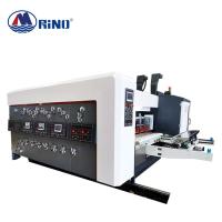 China 2 Color Flexo Corrugated Box Printing Machine With Die Cutter Slotter for sale