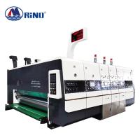 China 3 Color Carton Corrugated Box Flexo Printing Machine With Die Cutter Slotter for sale
