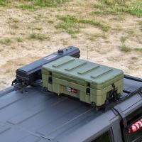 China Camping Carry Car Roof Box 66L Capacity LLDPE Material Customized for sale