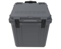 China 46L LLDPE Rotomolded Unbreakable Cooler Box Ice Retention Bear Resistant Waterproof Food Chair Chest Fishing Camping for sale