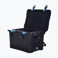 China Durable Multi-size High Quality High Quality Lockable Food Plastic Cooler Box for Outdoor Picnic for sale