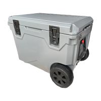 China Hot Sale Plastic in Stocks Large Size Locking Ice Cooler Box for sale