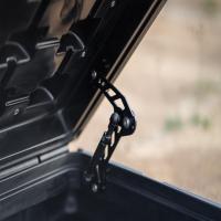 China Hot-Selling 85L Roof Luggage Rack Vehicle Cargo Box Lldpe Plastic Waterproof Reinforced with Rotary Tool ODM Customizable for sale