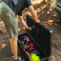 China High Quality 116L Rotoplastic Tool Box Automotive  Anti-Fall Transport Polyethylene Cargo Case ODM Customization Supported for sale