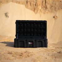 China High Quality 122L Stackable Plastic Gear Box Toolbox Shock and Pressure-Proof Customizable ODM Support for sale