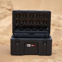 China Rigid 53L LLDPE Plastic Rolling Tool Box Waterproof Transport Case with Custom ODM Support for sale