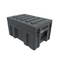 China Customizable 82L Outdoor Camping Hard Roof Rotary-Plastic Storage Box Waterproof Case for Outdoor Camping ODM Support for sale