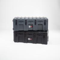 China High Quality 112L Detachable Waterproof Storage Box Rotoplastic Outdoor Activity Tool Case for Car Roof-ODM Customization for sale