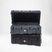 China High Quality 112L Detachable Waterproof Storage Box Rotoplastic Outdoor Activity Tool Case for Car Roof-ODM Customization for sale