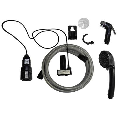 China Portable Outdoor Camp Electric Shower Set for Camping Car Washing Pet Bathing Made of Durable Plastic for sale