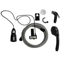 China Portable Outdoor Camp Electric Shower Set for Camping Car Washing Pet Bathing Made of Durable Plastic for sale