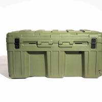 China V5 Rugged Camping Storage Box Interlocking Stackable 150L Capacity for sale