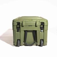 China V5 Rugged Camping Storage Box Interlocking Stackable 150L Capacity for sale