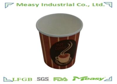 China 4 oz  Hot Paper Cups , 110ml Single Wall Paper Cup for Hot Water for sale