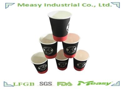 China 7.5OZ  270CC Disposable Coffee Paper Cups With Custom Design Printed for sale