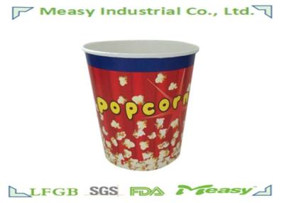 China 64OZ  Popcorn Buckets Disposable Food Containers Paper Material for sale