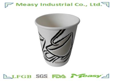 China Insulated Paper Cups SGS , Double Wall Coffee Paper Cup And Cover for sale