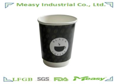 China 12 Ounce Double Wall Paper Cups For Hot Drinking , Heat Insulated Paper Coffee  Cups for sale