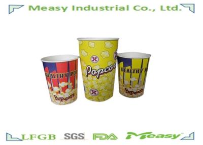China 64 Ounce Disposable Oilproof Popcorn Buckets With Customized Logo for sale
