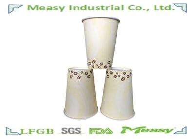 China 12OZ Single Wall Paper Cups Logo Printed disposable coffee cup for sale