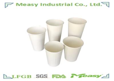 China 8oz 10oz 12oz 16oz 20oz White Unprinted Coffee Paper Cups Sturdy Quality for sale