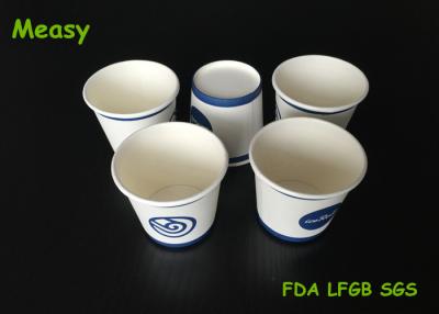 China Small Size Trial Drinking Single Wall Paper Cups , 4oz personalized takeaway coffee cups for sale