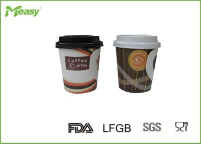 China 7oz Single Wall Hot Handled disposable thermal cups For Hot Beverage for sale
