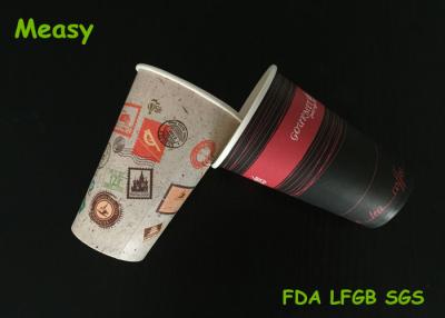 China 10oz Professional Hot Paper Cups with Single Wall , Customized Printing for sale