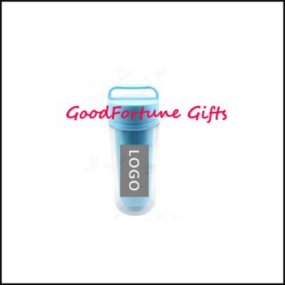 China Promotion Two-Layer Plastic Mugs With Handle tumblers gift for sale
