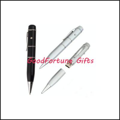 China Ballpoint pen U flash Disk with laser for sale
