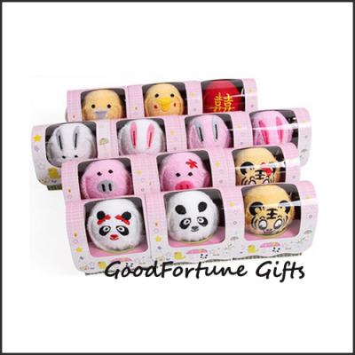China promotional creative cartoon animal design cotton towel wedding birthday festival gift for sale