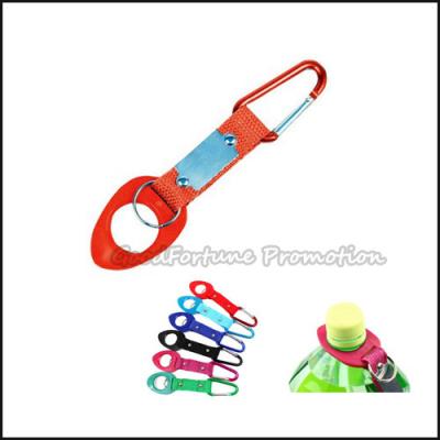 China Eco customed promotional printed logo carabiners mug keychain keyrings with compass for sale