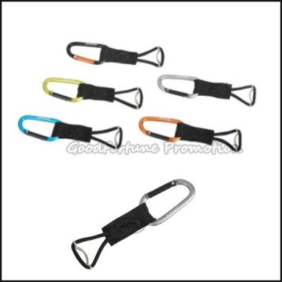 China Eco customed promotional printed logo carabiners mug keychain keyrings with compass for sale