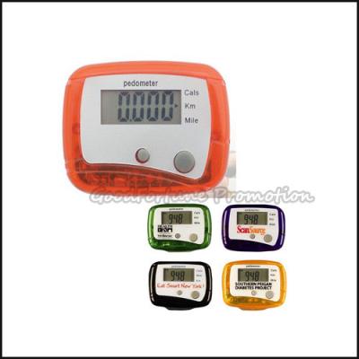 China hot sale cheap promotional ABS portable waist clip hanging pedometer gift printed logo for sale