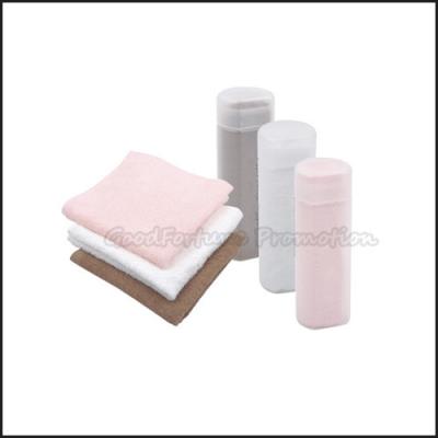 China Hot Sale promotional printed logo advertising cotton travel camp towel with gift pvc case for sale