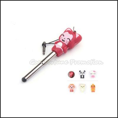 China Hot Sale high quanlity Promotional printed logo mobile touch iphone pen gift with cover for sale