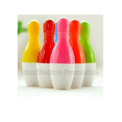 China Hot Sale high quanlity Promotional printed logo Bowling shape flex ballpoint pen gift for sale