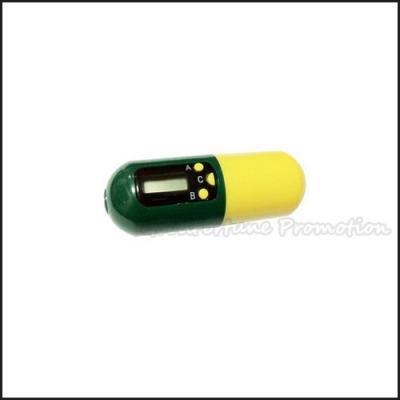 China Promotional printed logo Eco Abs Electronic pill capsule shape box case organizer gift for sale