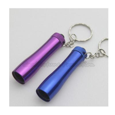 China Promotional printed logo led flashlight torch keychain keyrings with bottle opener gift for sale