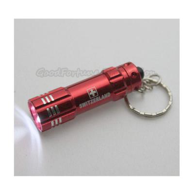 China Promotional printed logo led flashlight torch keychain keyrings with bottle opener gift for sale