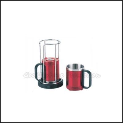 China Promotion 2pcs set stack stainless steel coffee sports mug water drink cup bottle for sale