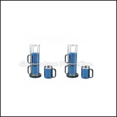 China Promotion 3pcs set stack stainless steel coffee sports mug water drink cup bottle for sale