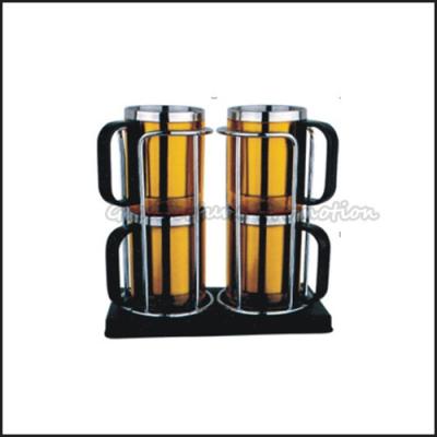 China Promotion 4pcs set stack stainless steel coffee sports mug water drink cup bottle for sale